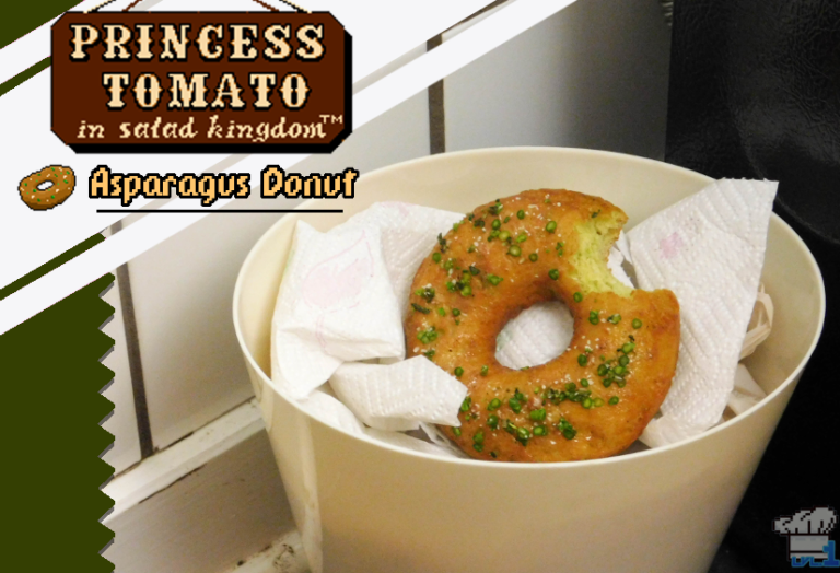 Princess Tomato in the Salad Kingdom – Asparagus Donut – Lvl.1 Chef
